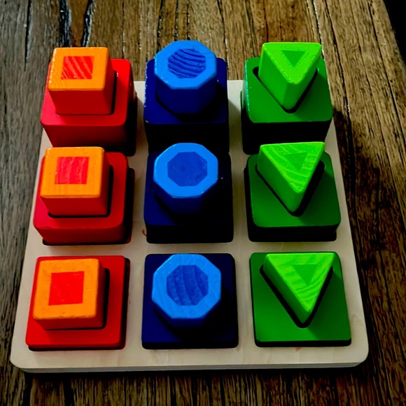 Melissa & Doug | Toys | Melissa Doug Shape Sequence Wooden Sorting Set And Educational Toy ...